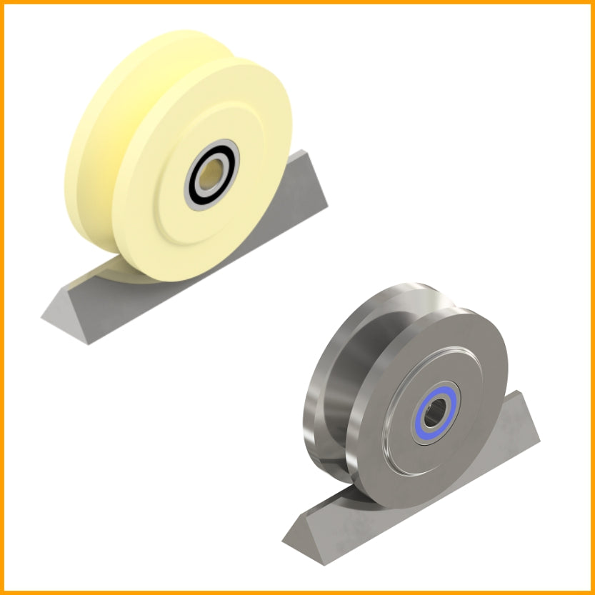 V-Nut Profilrollen – rollen-direkt